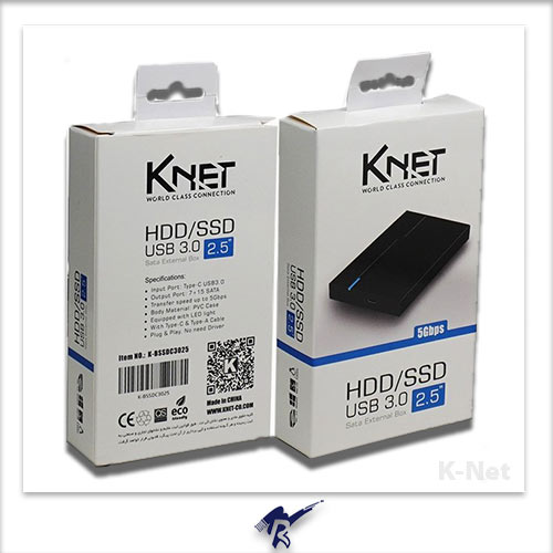 باکس هارد 2.5 اینچ USB 3.0 کی نت K-BSSDC3025 %sepباکس هارد 2.5 اینچ USB 3.0 کی نت K-BSSDC3025 ...